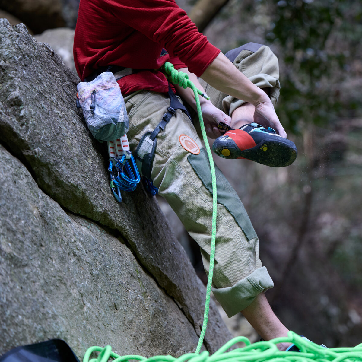 Worn Wear Climbing Repair Session in 御岳 – 中古アウトドア用品店マウンガ